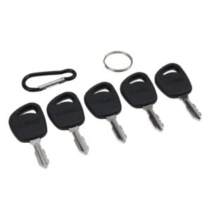 Solarhome 5PCS GY20680 Ignition Keys Equipment Key for John Deere Tractor Stens 430-694 Toro 112-0312 MTD 925-1745 AYP 140403 Toro 112-1615 Kohler 48 340 01-S Sears 140403 Murray 327350MA