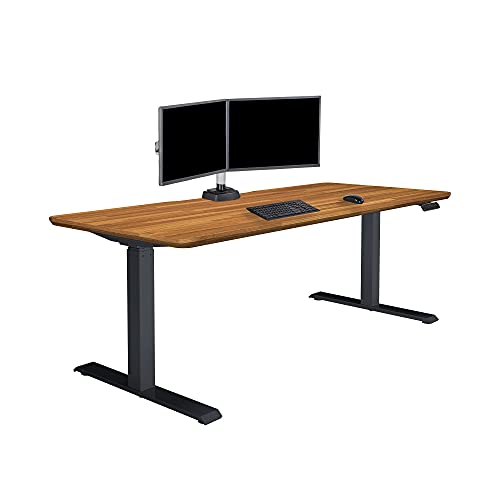 Vari- Standing Desk Adjustable Height (48" x30')- Electric Sit-Stand Computer Desk for Work or Home Office- Dual Motor with Memory Presets- Adjustable Desk from Varidesk- Black