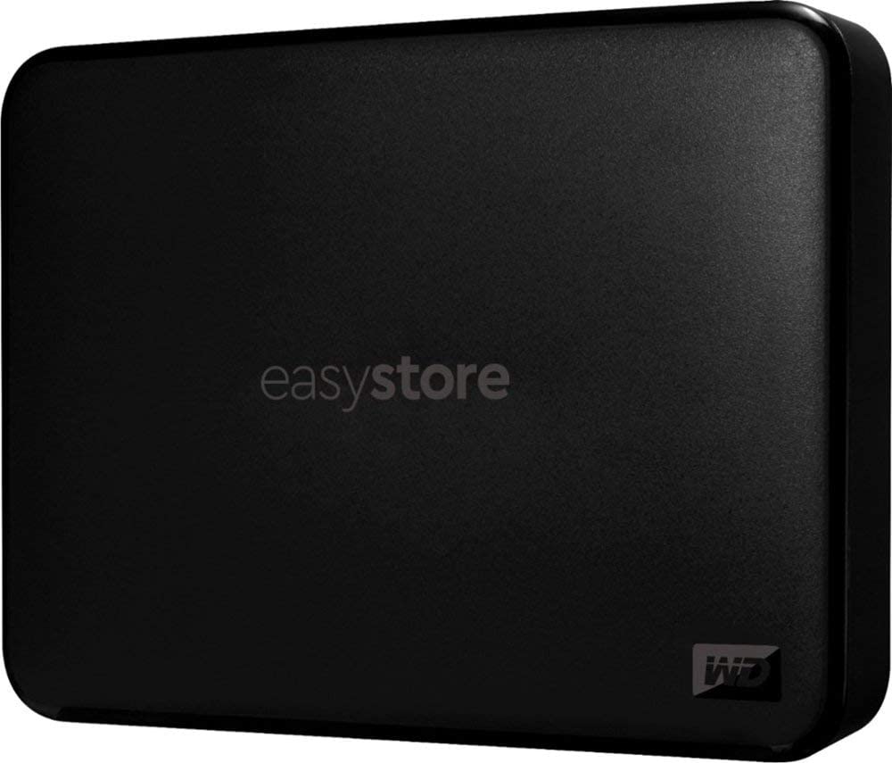 WD Easystore 4TB External USB 3.0 Portable Hard Drive WDBAJP0040BBK-WESN -Black