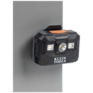 Klein Tools 56062 Rechargeable LED Headlamp / Worklight for Klein Hardhats, 300 Lumens, All-Day Runtime, 3 Modes, for Work and Outdoors