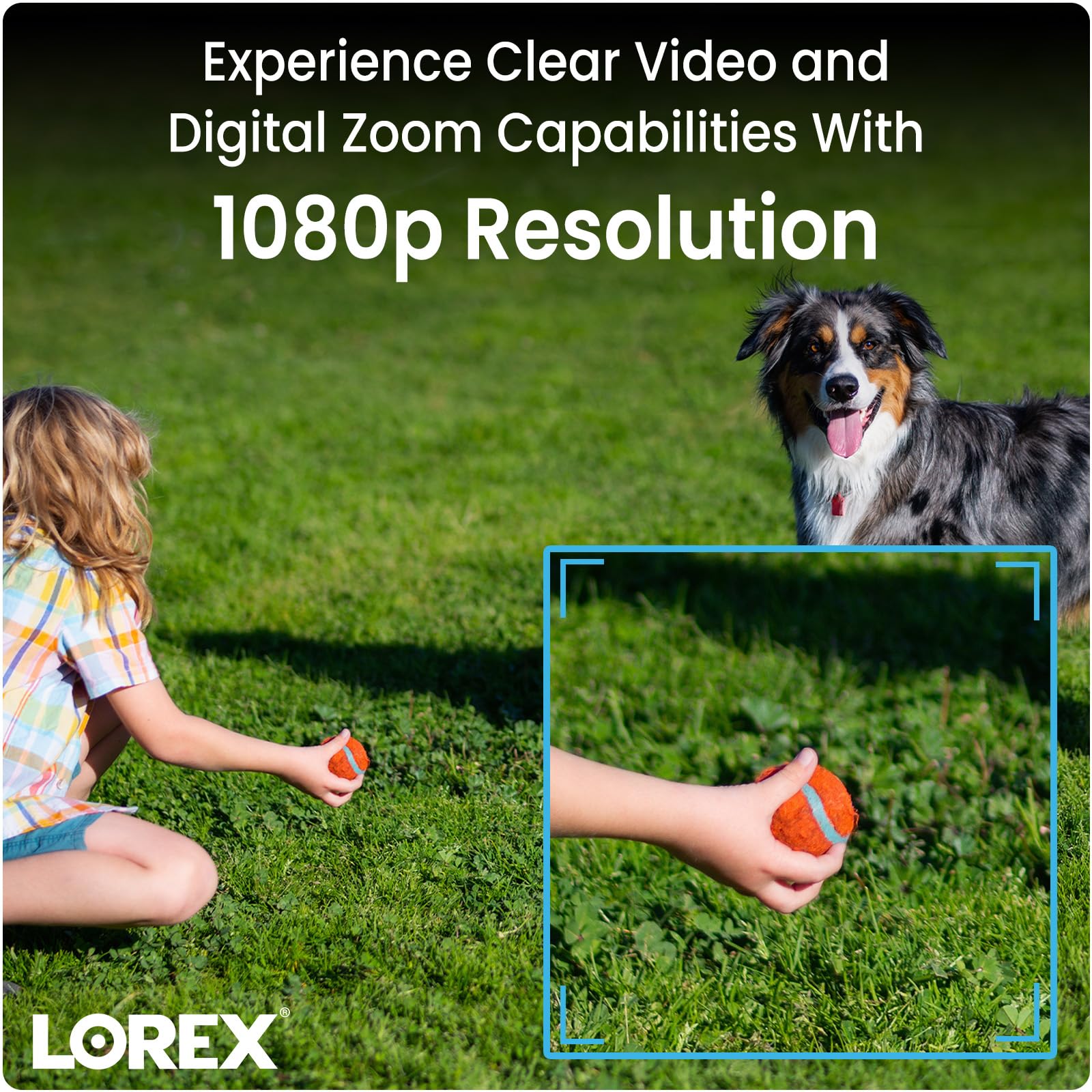 Lorex 1080p Wi-Fi Outdoor Floodlight Camera with Dual LED Lights and Siren, Full HD Video Recording, 2-Way Audio, IR Night Vision, Local Storage, No Monthly Fees