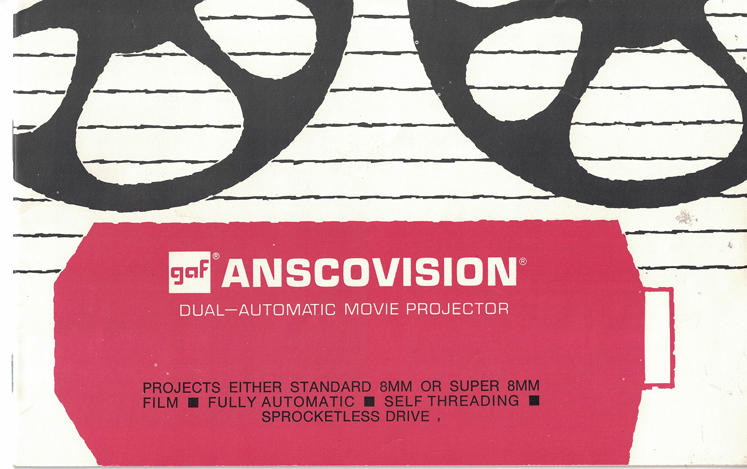 GAF AnscoVision Dual Super 8MM and 8MM Film Projector