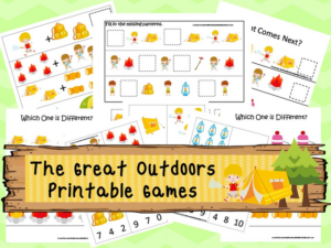 30 printable the great outdoors games and activities