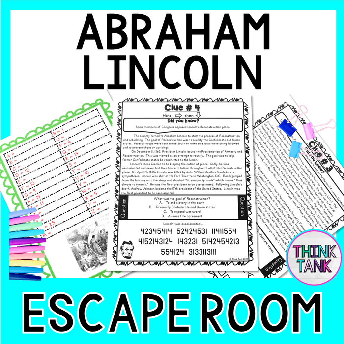 Abraham Lincoln Escape Room