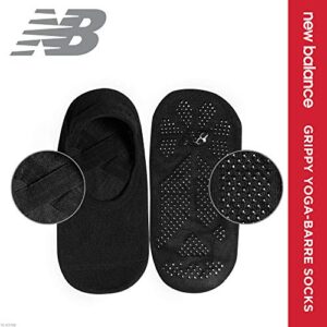 New Balance Yoga Socks for Women/Men - Non Slip Barre Socks with Grips/Straps | Sticky Gripper Exercise Fitness Sock Shoes for Yoga, Barre, Pilates, Ballet, Dance, Workout, Home, Casual, Hospital