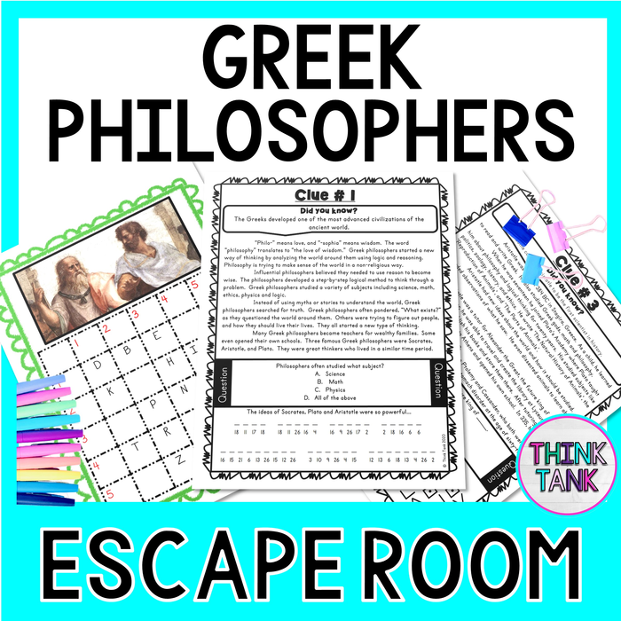 Greek Philosophers Escape Room