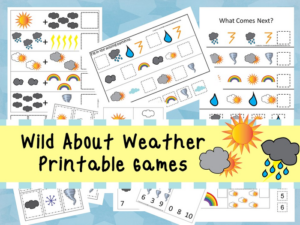 30 printable wild about weather games and activities