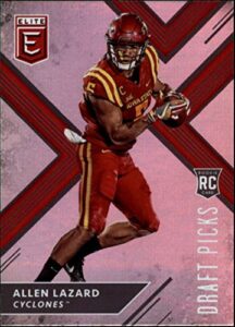 2018 panini elite draft picks #130 allen lazard rc rookie iowa state cyclones rc rookie football card