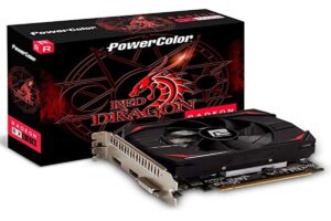 powercolor amd radeon rx 550 4gb red dragon graphics card