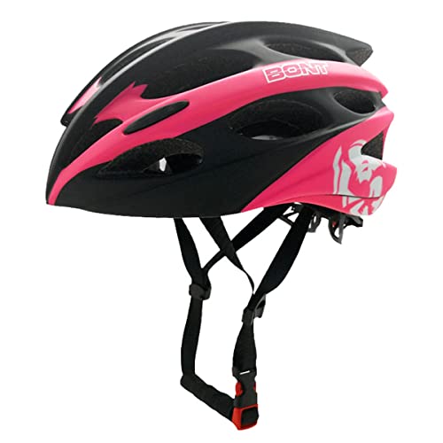 Bont Skates - Inline Speed Skating Helmet (Black/Pink, S/M (54-58cm))