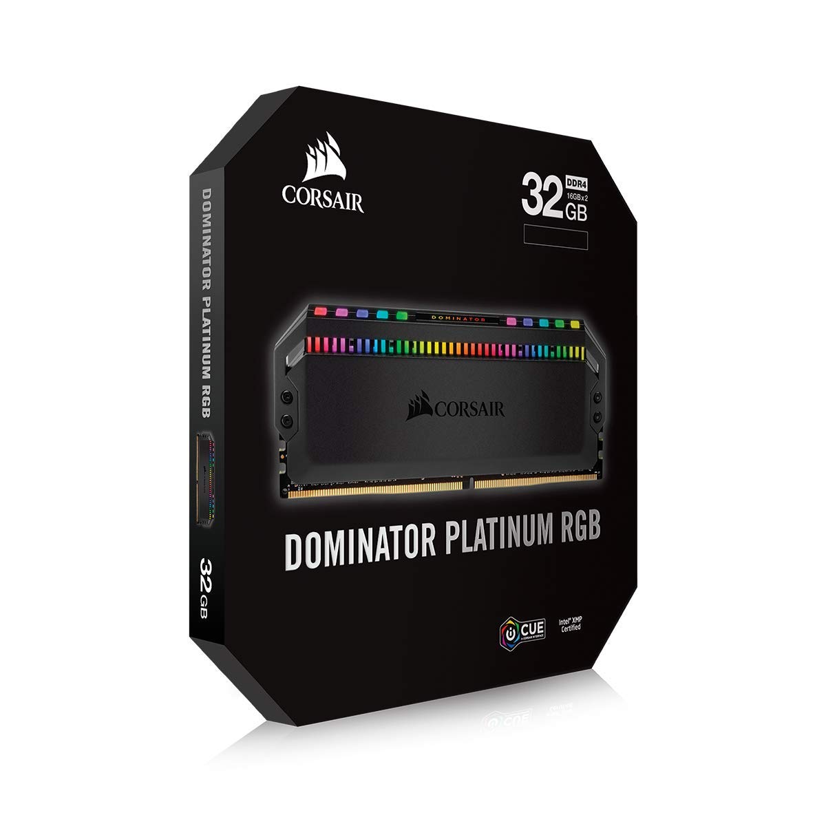 Corsair Dominator Platinum RGB 64GB (2x32GB) DDR4 3600 (PC4-28800) C18 1.35V - Black