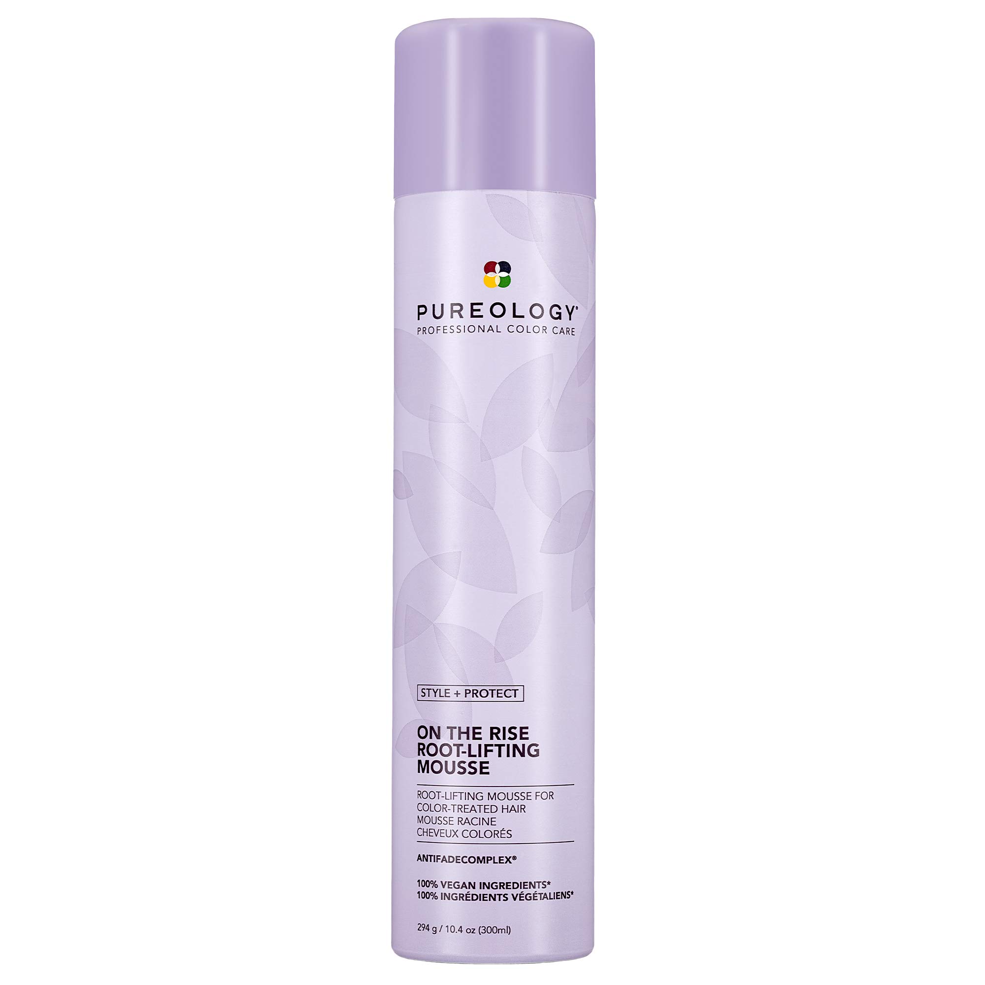 Pureology Style + Protect On The Rise Root Lifting Mousse | For Flat, Color-Treated Hair | Medium Control & Volume | Sulfate-Free | Vegan | Updated Packaging | 10.4 Oz. |