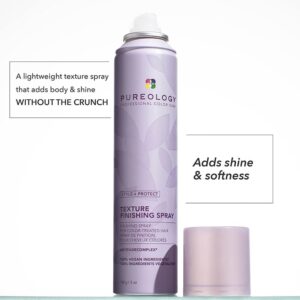 Pureology Style + Protect Texture Finishing Spray | For Color-Treated Hair | Lightweight Texturizing Spray | Sulfate-Free | Vegan | Updated Packaging | 5 Oz.