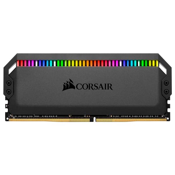 Corsair Dominator Platinum RGB 128GB (4x32GB) DDR4 3200 (PC4-25600) C16 1.35V Desktop Memory - Black