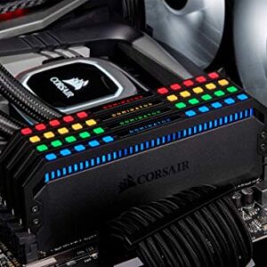 Corsair Dominator Platinum RGB 128GB (4x32GB) DDR4 3200 (PC4-25600) C16 1.35V Desktop Memory - Black