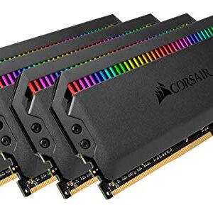 Corsair Dominator Platinum RGB 128GB (4x32GB) DDR4 3200 (PC4-25600) C16 1.35V Desktop Memory - Black