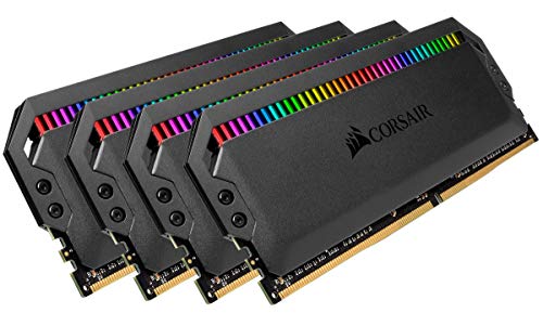 Corsair Dominator Platinum RGB 128GB (4x32GB) DDR4 3200 (PC4-25600) C16 1.35V Desktop Memory - Black