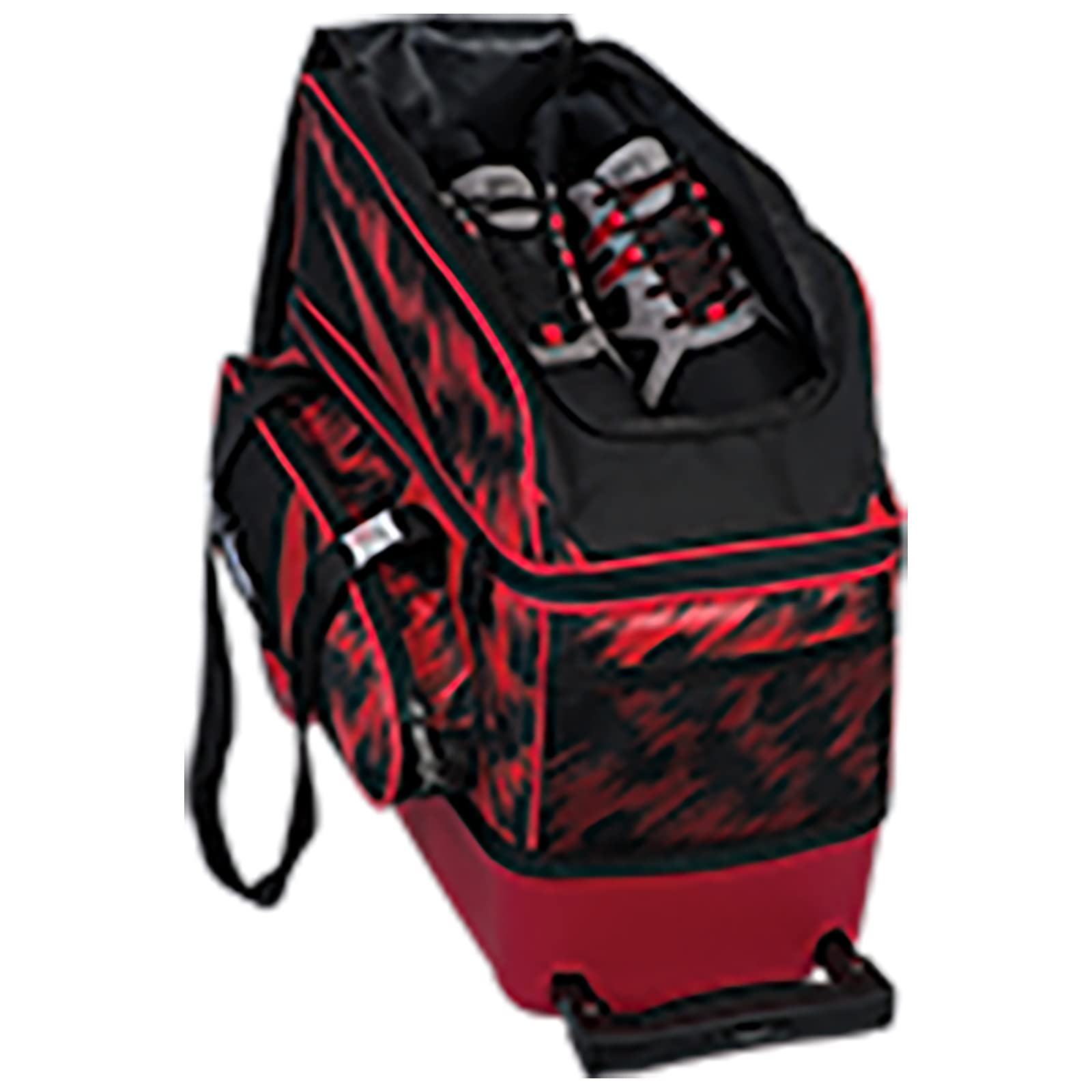 KR Strikeforce Cruiser Scratch Double Roller Bowling Bag with Shoe and Accessory Compartments and Available (Red)