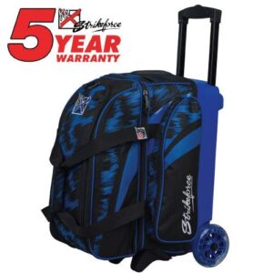 Strikeforce Cruiser Scratch Double Roller Bowling Bag (Royal) Large