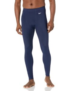 reebok les mills compression tights, vector navy, l