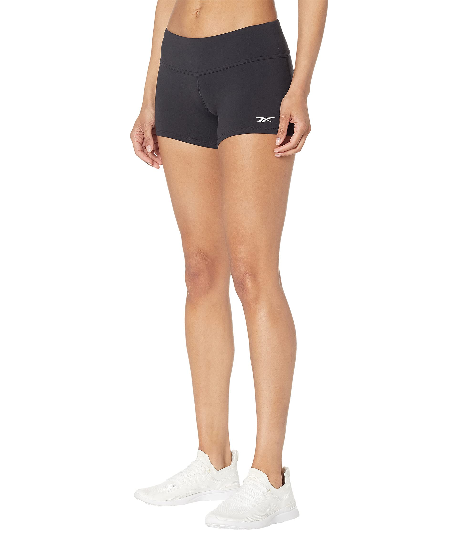 Reebok womens United By Fitness Short, Black, Large 3 Inseam US