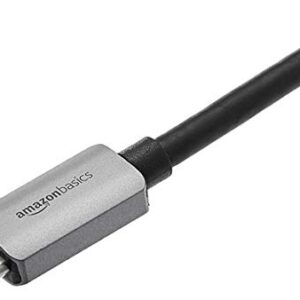 Amazon Basics USB-C 3.1 Male to HDMI Female Adapter (4K@60Hz), Gray, 1.69 x 1.45 x 0.43 inches