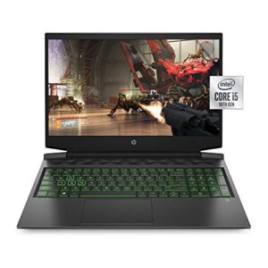 hp pavilion gaming 16 laptop pc, nvidia geforce gtx 1650, intel core i5-10300h, 8gb ddr4 ram, 512gb pcie nvme ssd, 16.1" full hd, windows 10 home, backlit keyboard (16-a0010nr, shadow black)