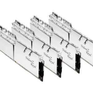 G.SKILL Trident Z Royal Series (Intel XMP) DDR4 RAM 128GB (4x32GB) 3600MT/s CL18-22-22-42 1.35V Desktop Computer Memory UDIMM - Silver (F4-3600C18Q-128GTRS)