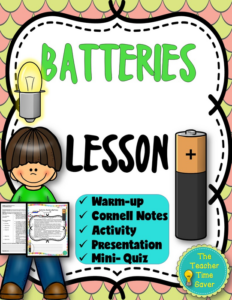 batteries & electricity lesson