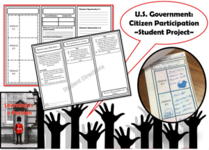 u.s. government: citizen participation ~student project~ (distance learning compatible)