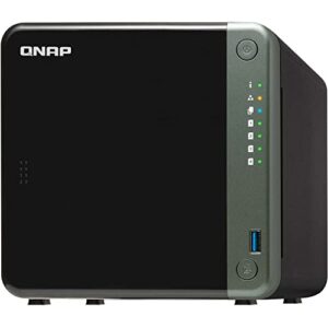 qnap ts-453d-4g 4 bay nas for professionals with intel® celeron® j4125 cpu and two 2.5gbe ports