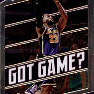 2019-20 Panini Mosaic Got Game? #7 LeBron James Los Angeles Lakers NBA Basketball Trading Card