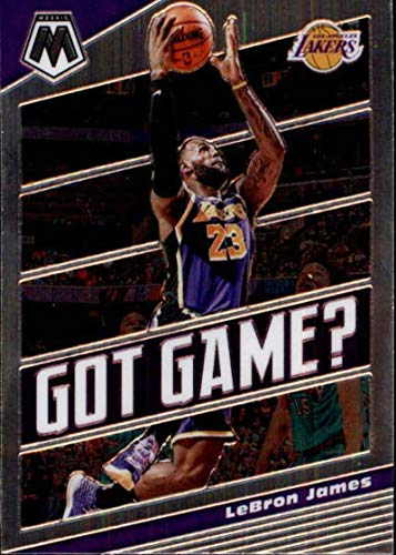 2019-20 Panini Mosaic Got Game? #7 LeBron James Los Angeles Lakers NBA Basketball Trading Card