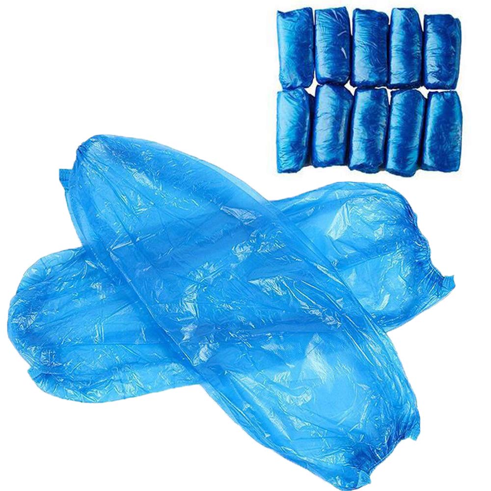 Disposable Arm Sleeves Covers, PeSandy 100pcs Waterproof PE Oversleeves Covers