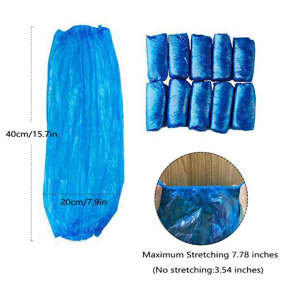 Disposable Arm Sleeves Covers, PeSandy 100pcs Waterproof PE Oversleeves Covers