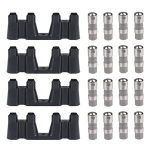 jdmon compatible with new hydraulic roller lifters set of 16 and 4 guide trays chevy ls1 ls2 ls3 ls6 ls7 lq4 lq9 ly5 ly6 lm7 4.8 5.3 5.7 6.0 gm replace 12499225 hl124