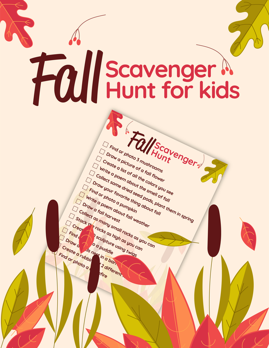 Fall Scavenger Hunt For Kids