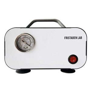 fristaden lab oilless vacuum pump, 10l/min, diaphragm portable pump, 20w for laboratory & automotive, air suction, oil-free, 1 year warranty