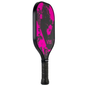 Vulcan | V540 Pickleball Paddle | Hybrid Performance | Polypropylene Core - Carbon Fiber Surface | USAP Approved | Pink Splatter