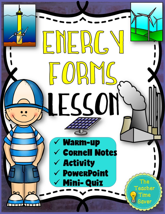 Forms of Energy Lesson