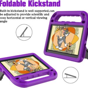 LEDNICEKER Kids Case for H D 8 & Plus 2020 & 2022 - Lightweight Shockproof Handle with Stand Kid-Proof Case for H D 8 inch Tablets (2022/2020 Release) - Purple