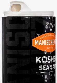 Manischewitz Premium Kosher Salt, Coarse Sea Salt, 16oz (1 Pound) Easy Pour Canister, Product of Italy, Pure Mediterranean Sea Salt. The Perfect Salt Grinder Refill!