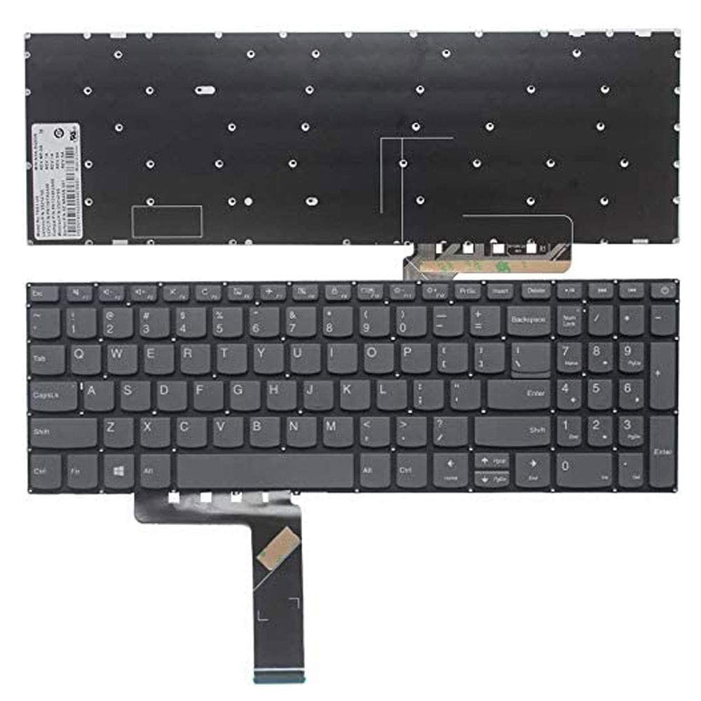 Laptop Replacement Keyboard Fit Lenovo IdeaPad S145-15IWL S145-15AST S145-15API US Layout No Backlight