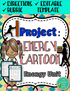 energy work and simple machines cartoon project