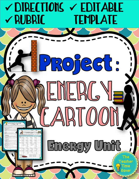 Energy Work and Simple Machines Cartoon Project