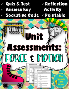 force and motion assessments