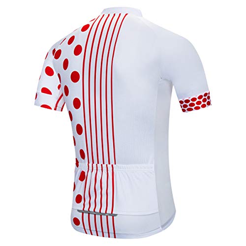 PSPORT Cycling Jerseys Men Breathable Skull Short Sleeve Biking Shirts Quick Dry