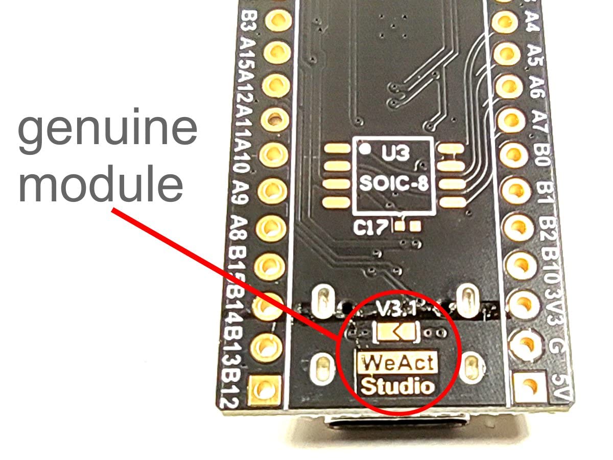 STM32F411CEU6 Black Pill V3 Pro with 128M QSPI Flash