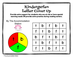 letter practice game- abc identification