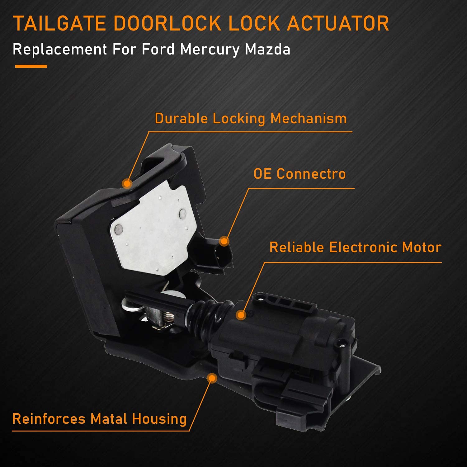 USTAR Rear Liftgate Actuator Tailgate Lock Hatch Trunk Latch Fit for Ford Escape 2009-2012 Mercury Mariner 2009-2011 Mazda Tribute 2008-2011 937-663 9L8Z-7843150-B